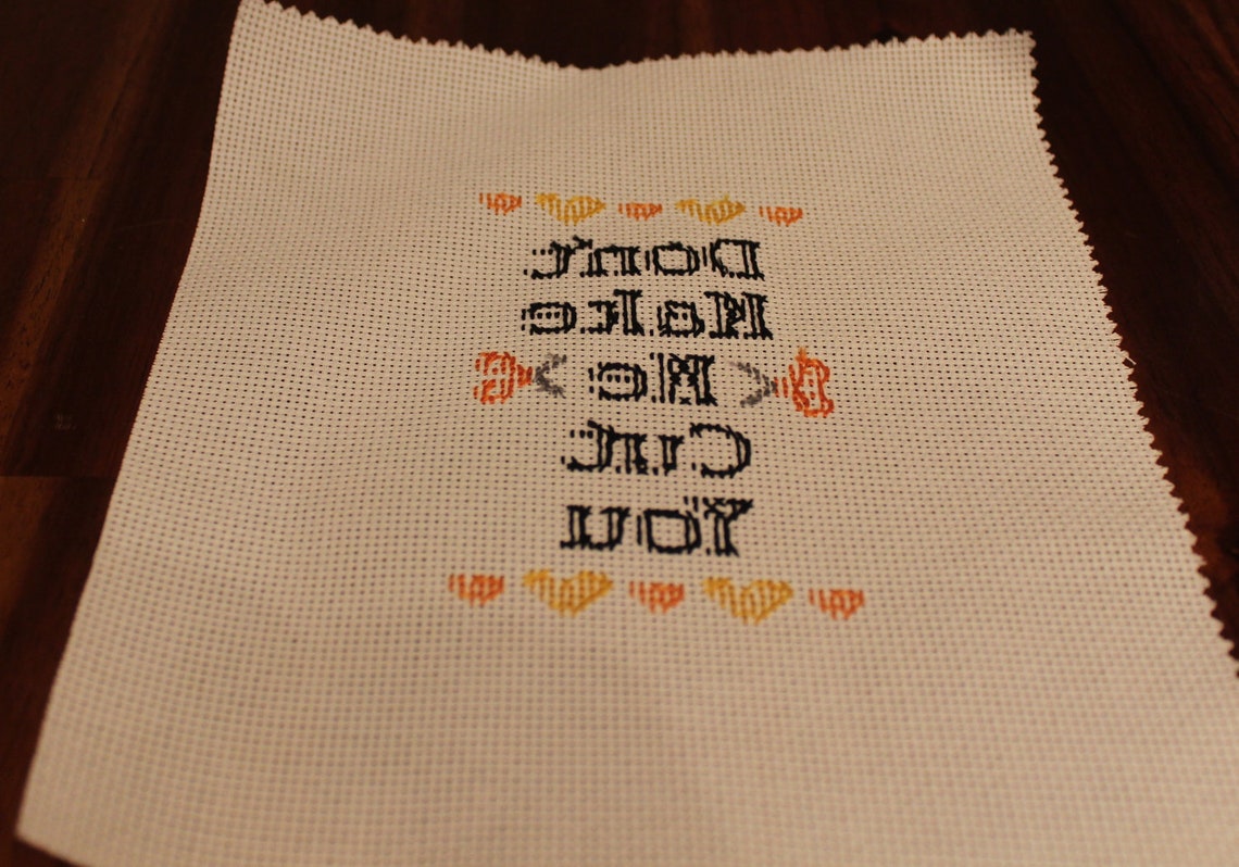 Don't Make Me Cut You - Offensive and Adorable Cross Stitch PATTERN - Etsy