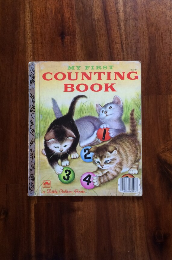 My First Counting Book Vintage Little Golden Book 1957 | Etsy