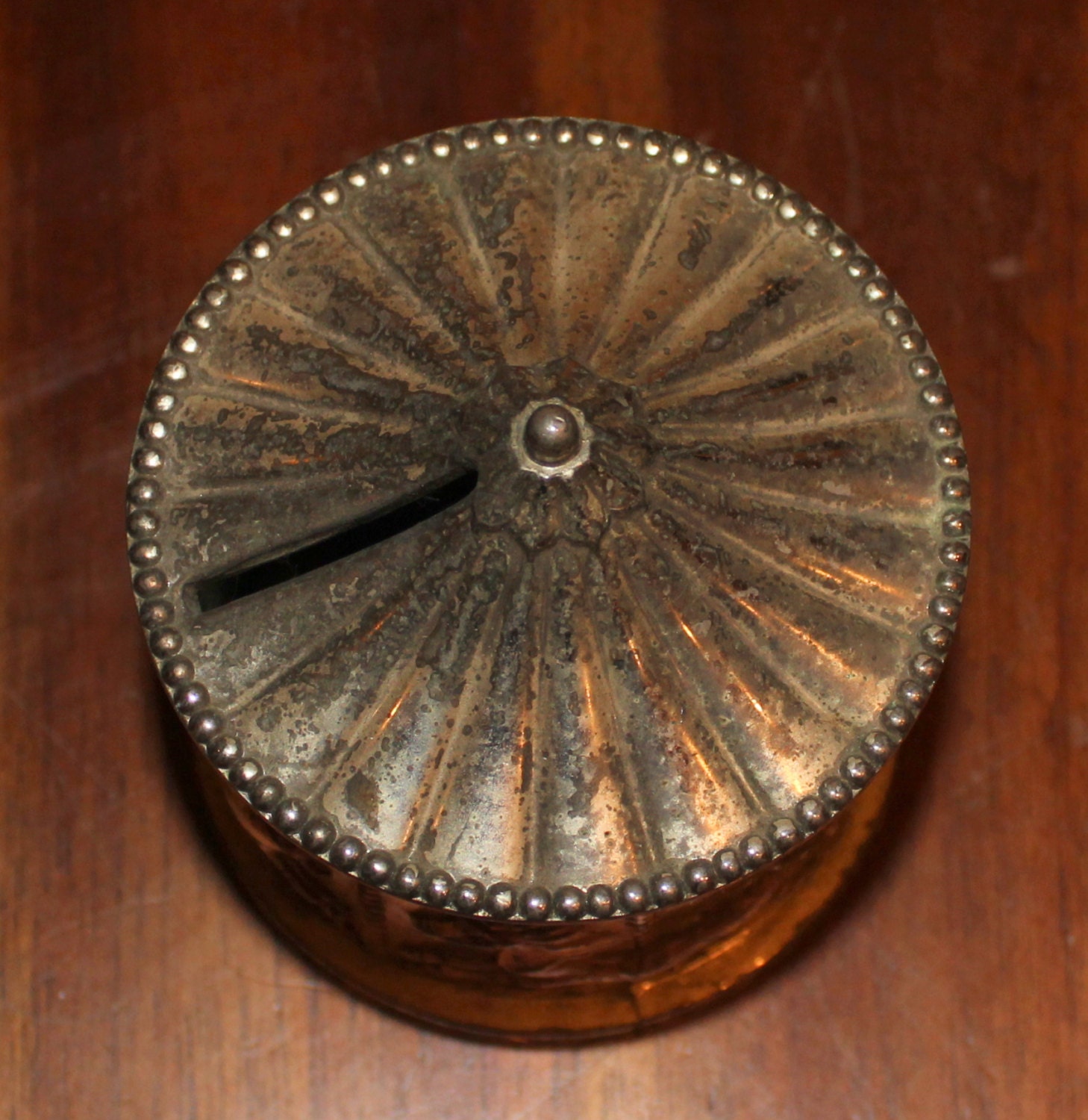 Vintage Silver Plated Carousel Coin Bank by Leonard Japan - Etsy