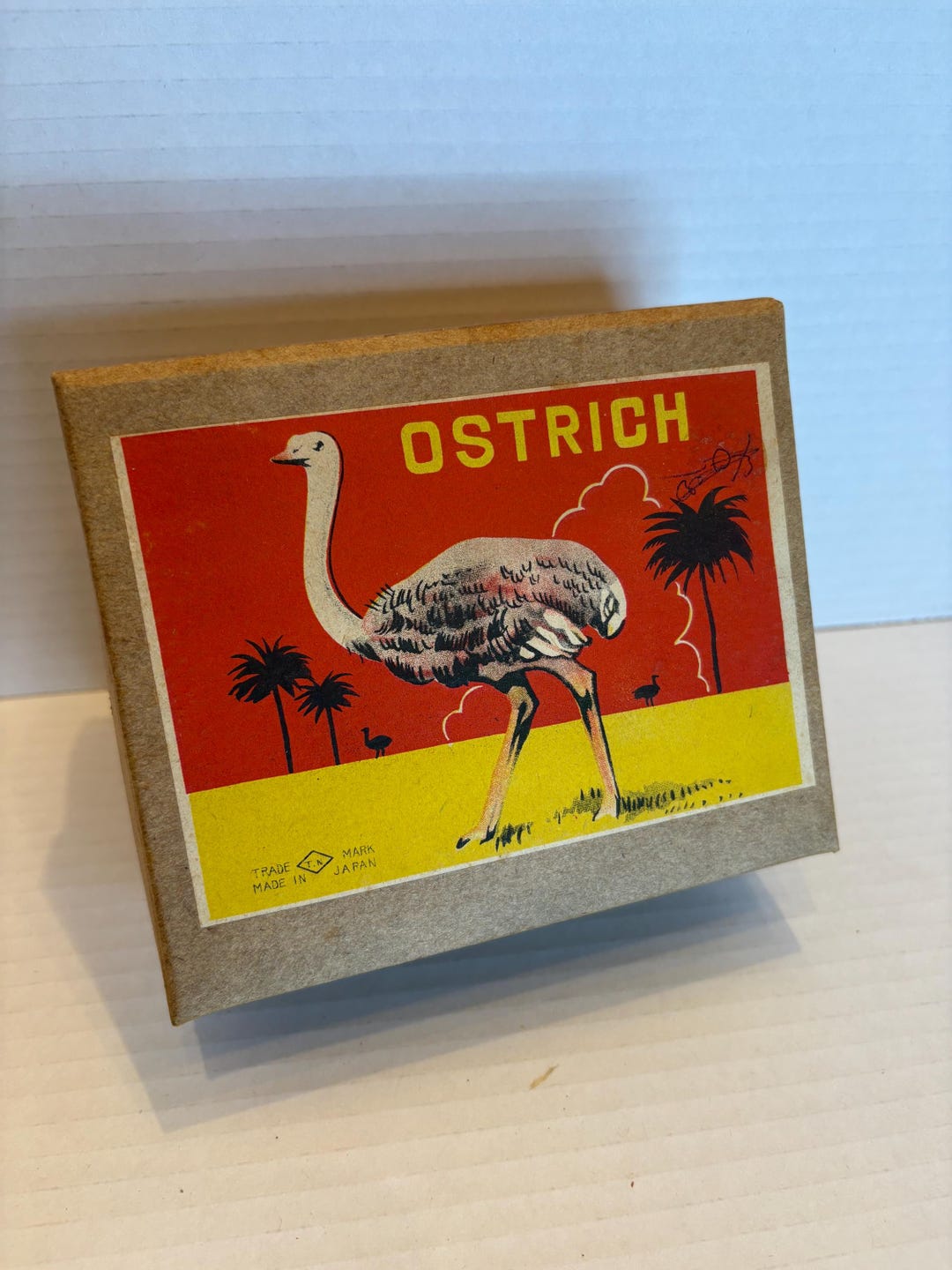 Vintage 1950s Nomura TN Wind-up Ostrich Toy – BOX ONLY – Made in Japan ...