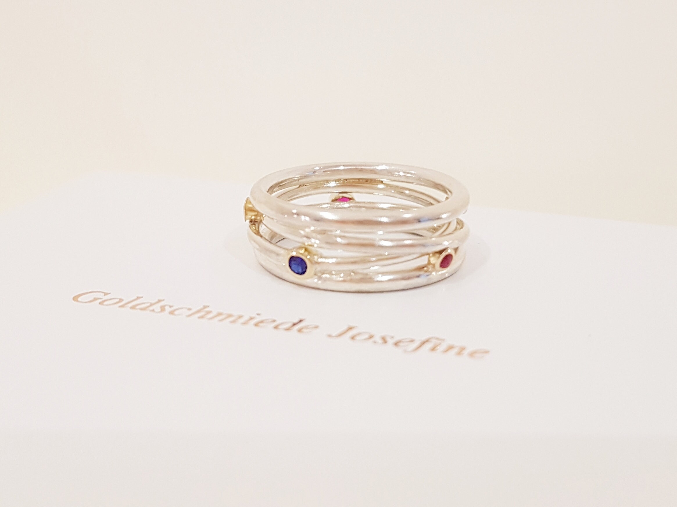 Wickelring aus 585er Gold mit Brillanten Goldring | Etsy Deutschland