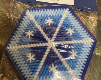 Coaster Set Plastic Canvas - Etsy