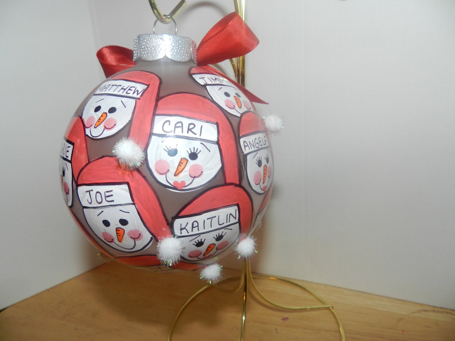 Teacher and Class Personalized Handpainted Christmas Ornament - Etsy