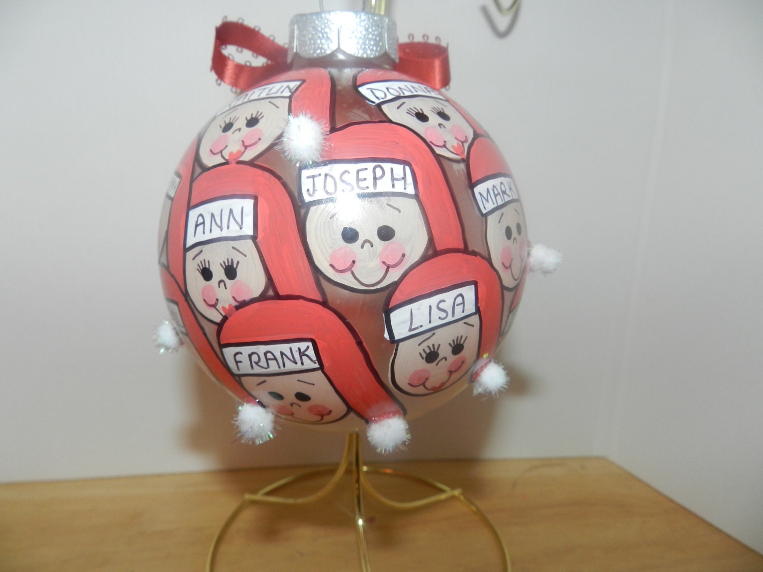 Teacher and Class Personalized Handpainted Christmas Ornament - Etsy