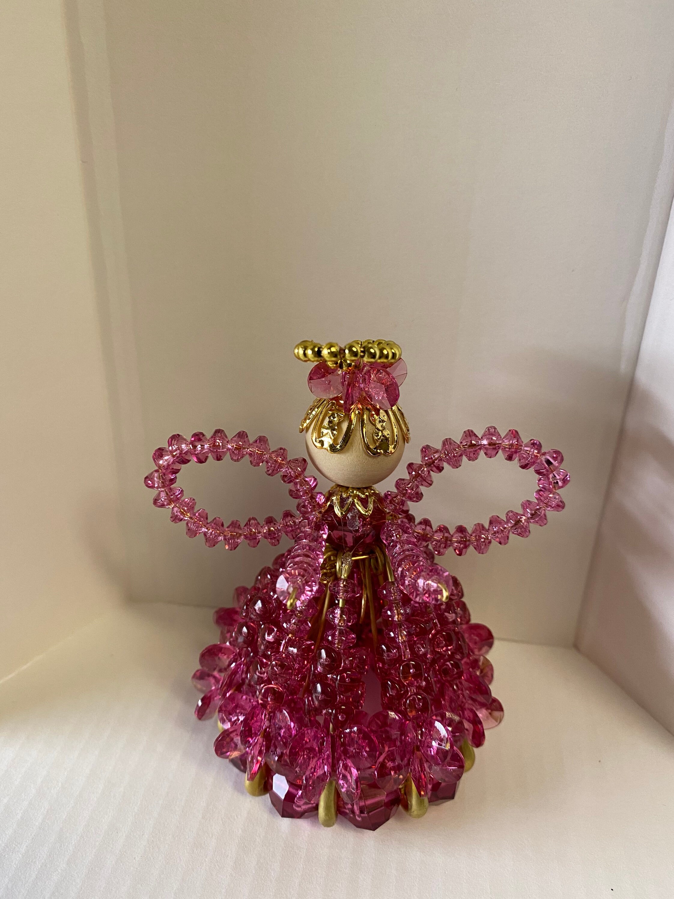 Beaded Safety Pin Angel Etsy