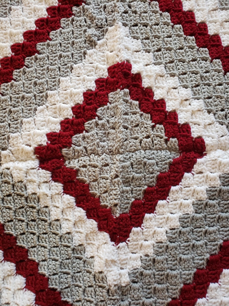 Diamond Crochet Blanket - Etsy