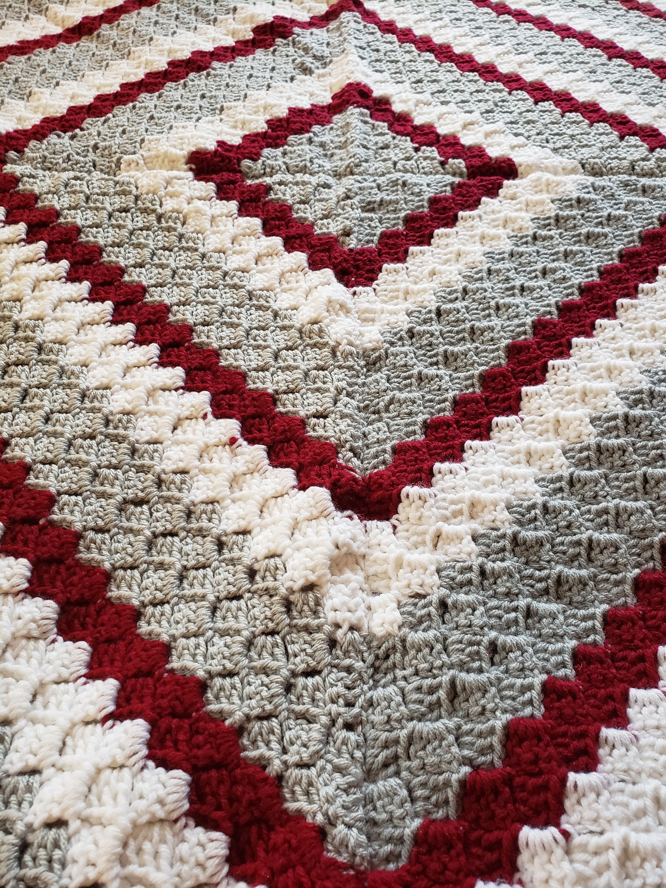 Diamond Crochet Blanket - Etsy
