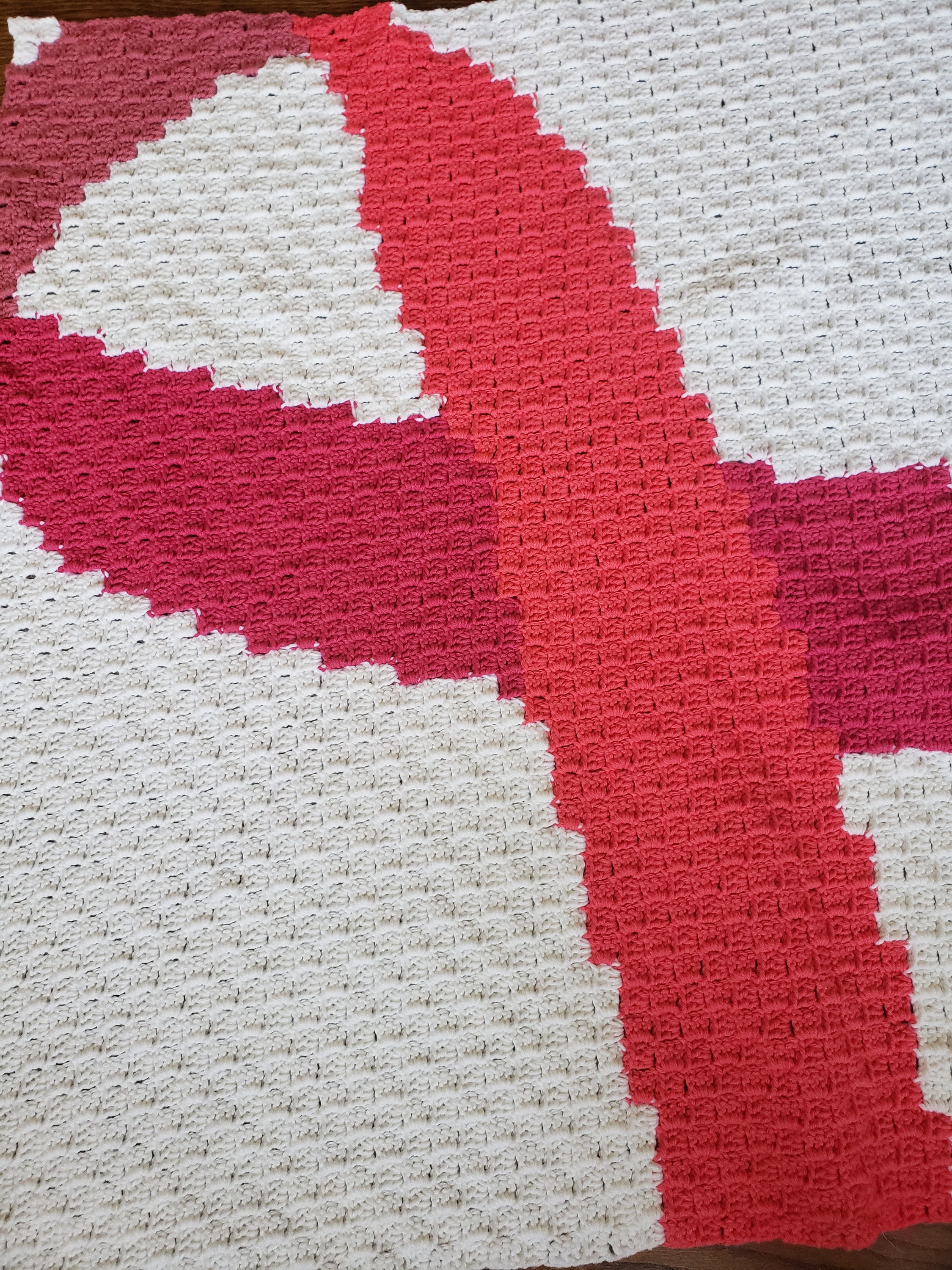 MADE TO ORDER Cancer Ribbon Crochet Blanket - Etsy