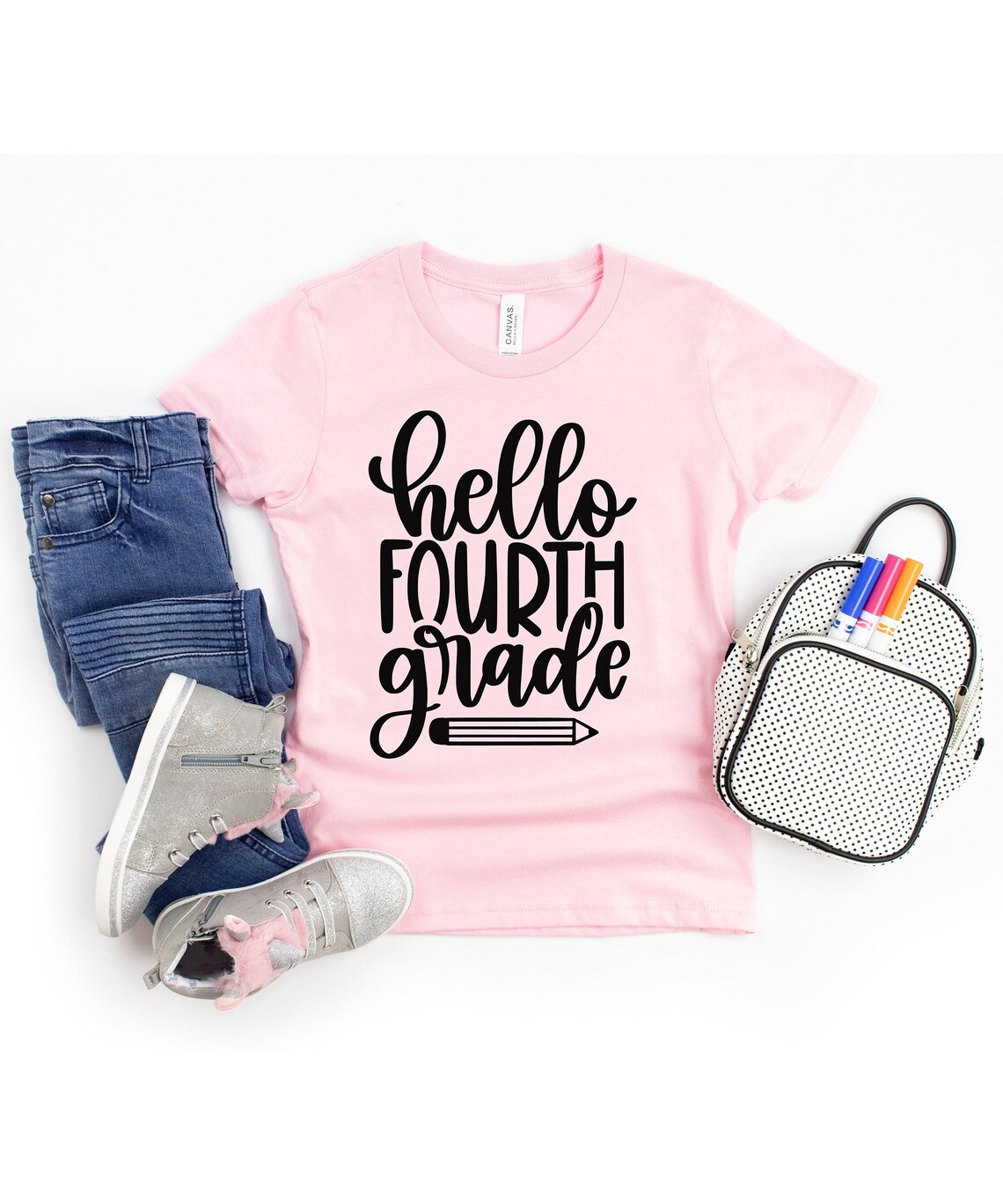 Fourth Grade Back to School Kids Shirt First Day of School Sweatshirt ...
