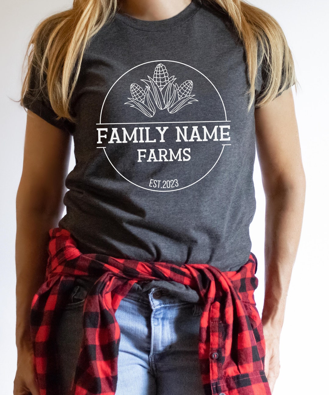 Custom Family Farm Name Shirt Custom Gift for Farmer Personalized ...