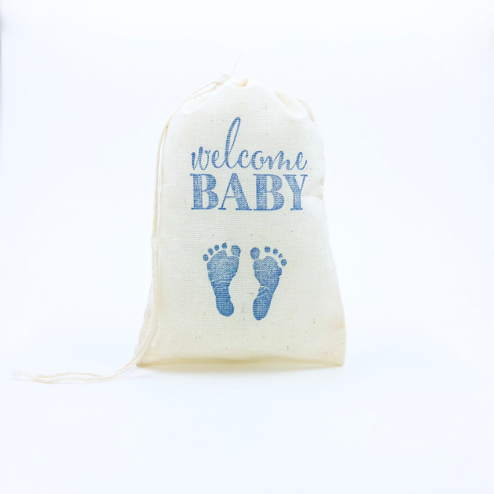 Welcome Baby Footprint Favor Bags Baby Shower Party Bags Baby | Etsy