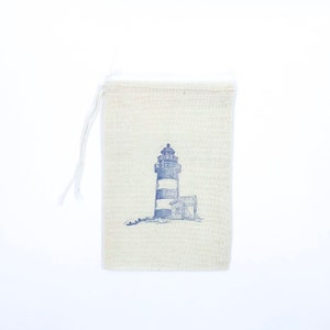 Lighthouse Favor Bags Nautical Party Bags Beach Gift Bag Ocean Goodie ...