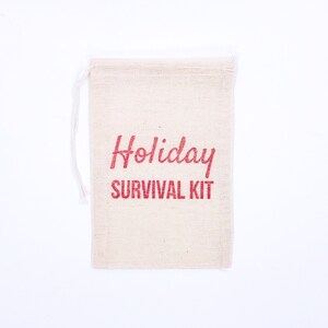 Holiday Survival Kit Bags Christmas Party Bags Thanksgiving Goodie New ...