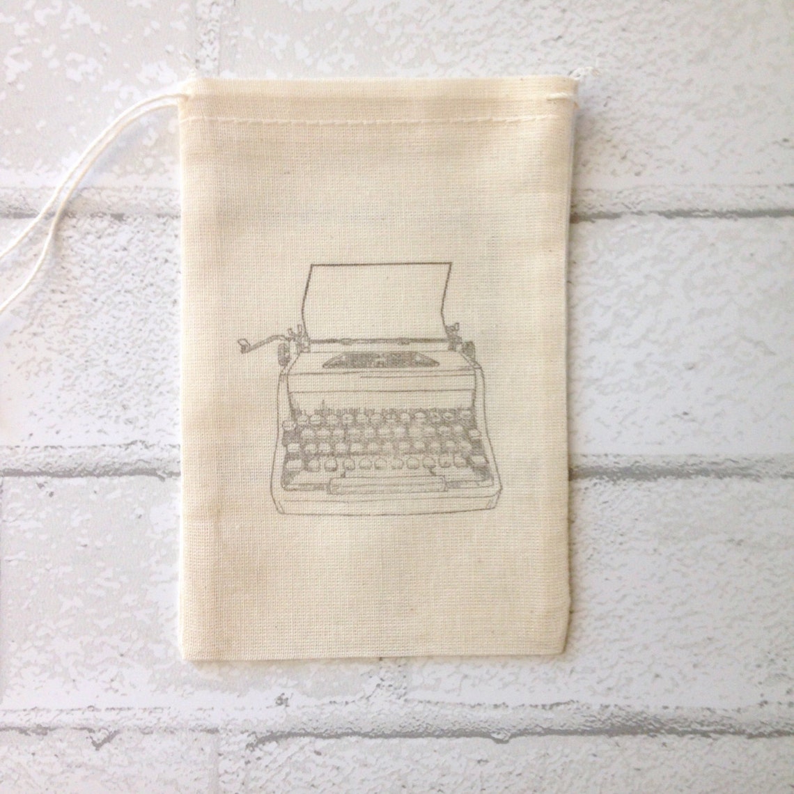 Typewriter Favor Bags Literary Party Bag Book Gift Bag Read - Etsy