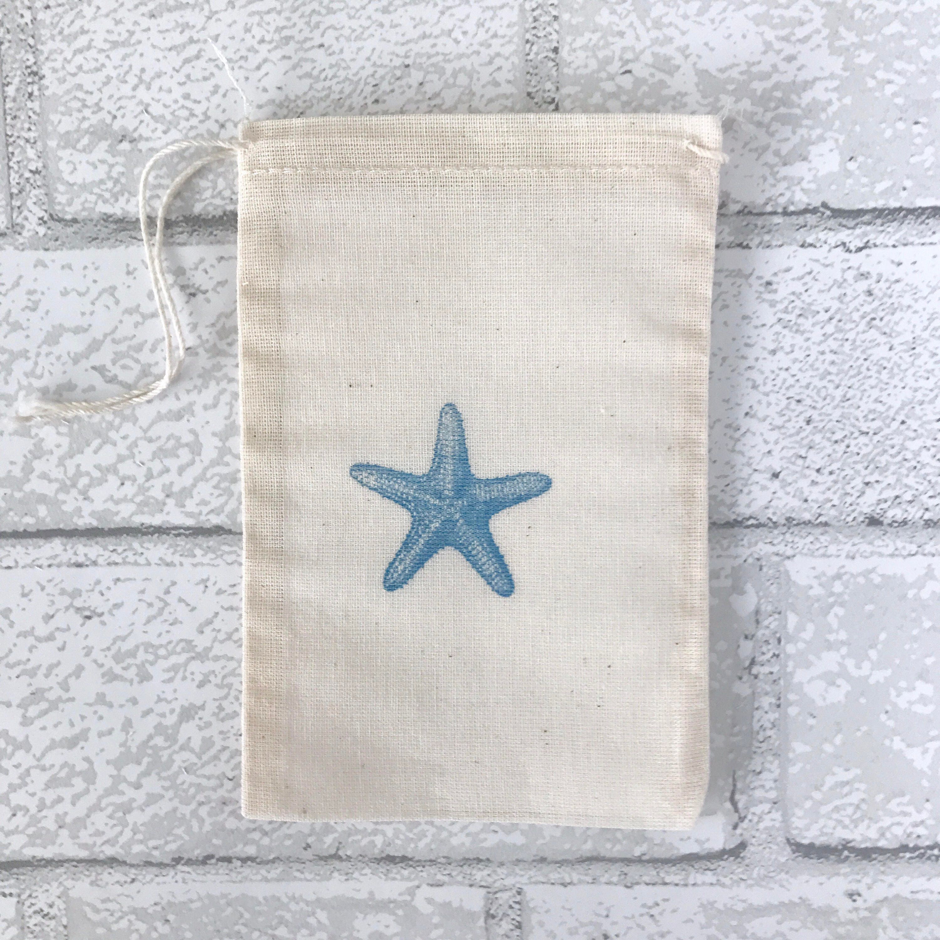 Starfish Favor Bags Nautical Party Bag Beach Gift Bag Nautical | Etsy