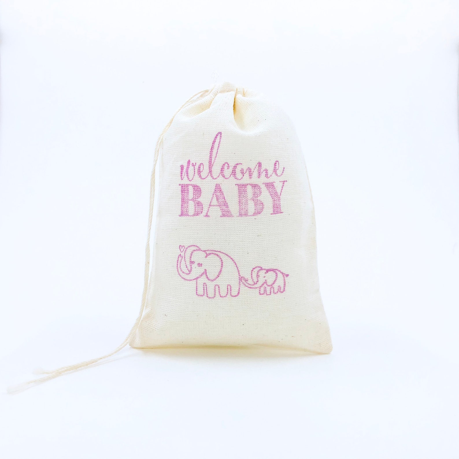 Elephant Favor Bags Welcome Baby Party Bags Shower Gift Bag Candy ...