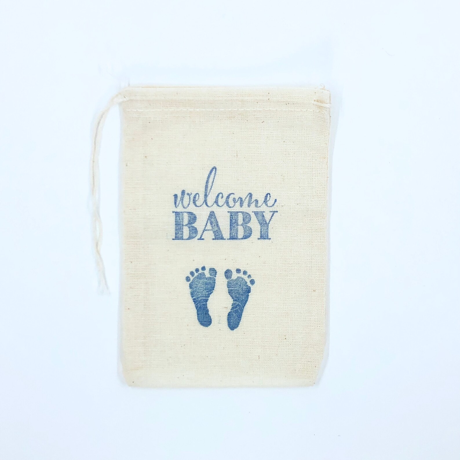 Welcome Baby Footprint Favor Bags Baby Shower Party Bags Baby - Etsy