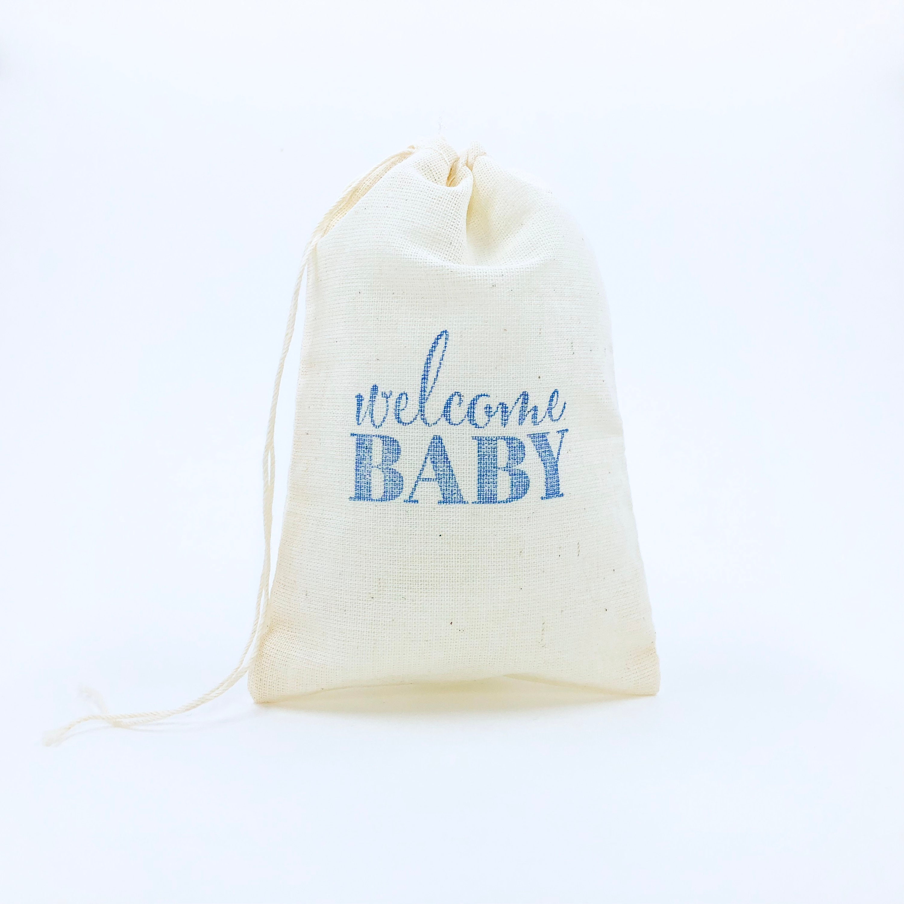 Welcome Baby Favor Bags Baby Shower Party Bag Candy Gift Bag Goodie Bag ...