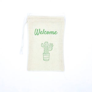 Cactus Favor Bags Welcome Party Bag Wedding Baby Shower Bachelorette ...