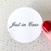 Just in Case Sticker | Hangover Kit Sticker Round Circle Survival ...