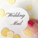 Wedding Mail Stickers | Circle Round Label Envelope Seal Save the Date ...