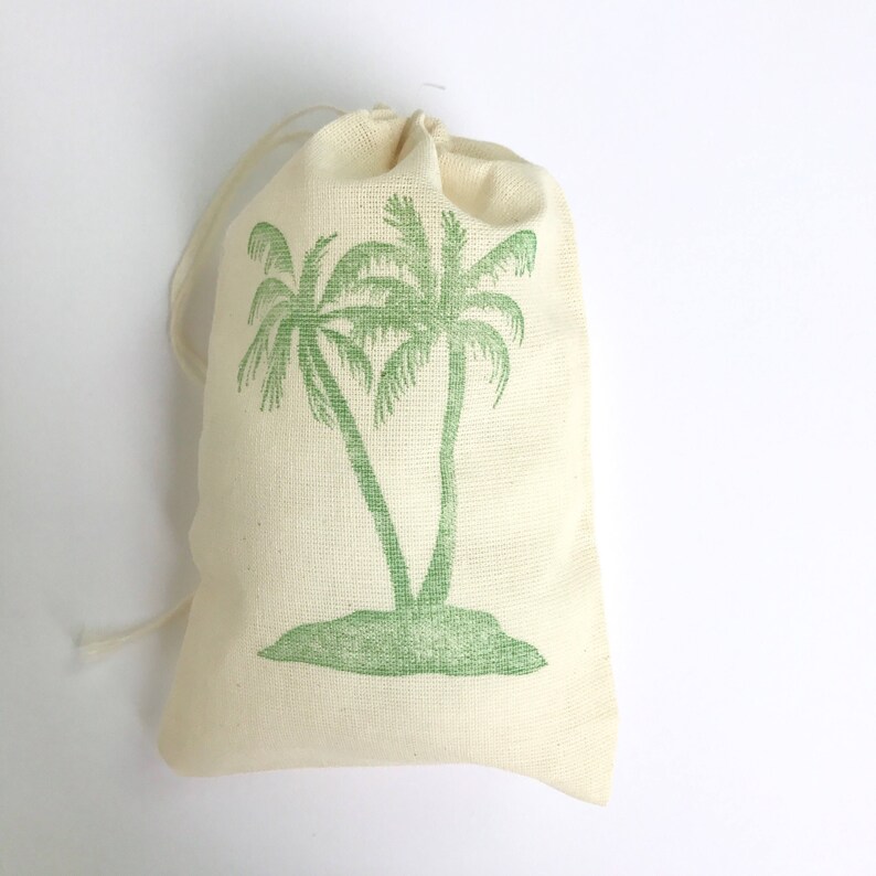 Palm Tree Favor Bags Hawaiian Party Bags Aloha Gift Bags Baby | Etsy