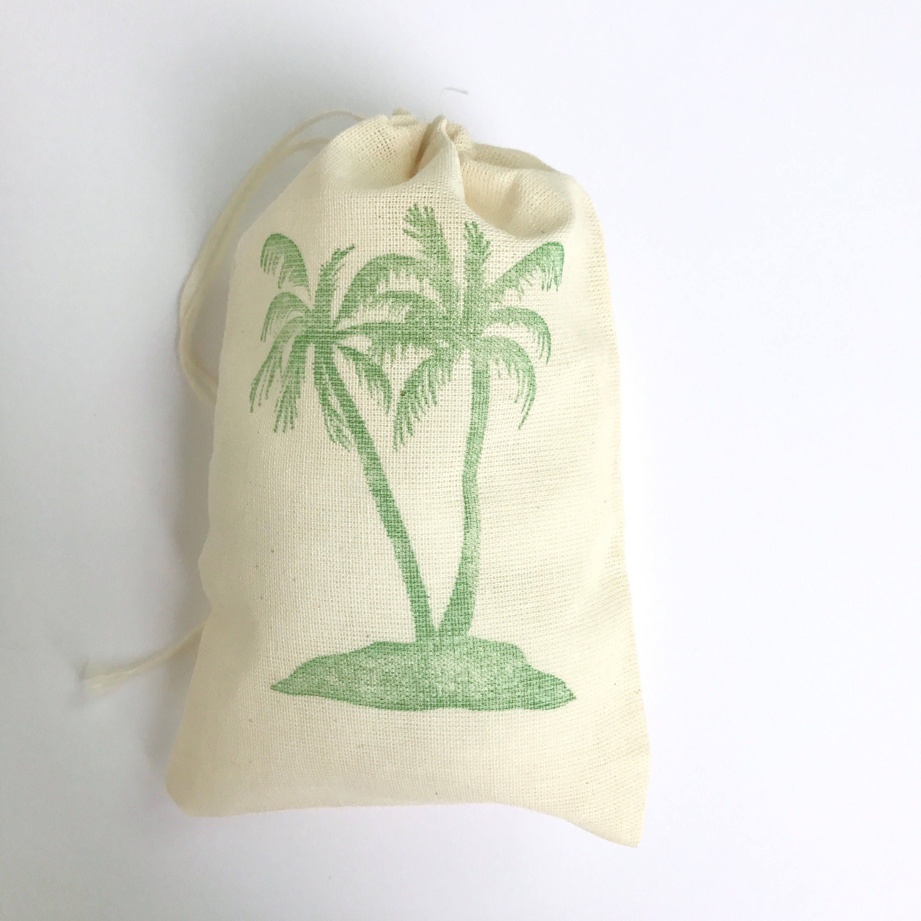 Palm Tree Favor Bags Hawaiian Party Bags Aloha Gift Bags Baby Shower ...