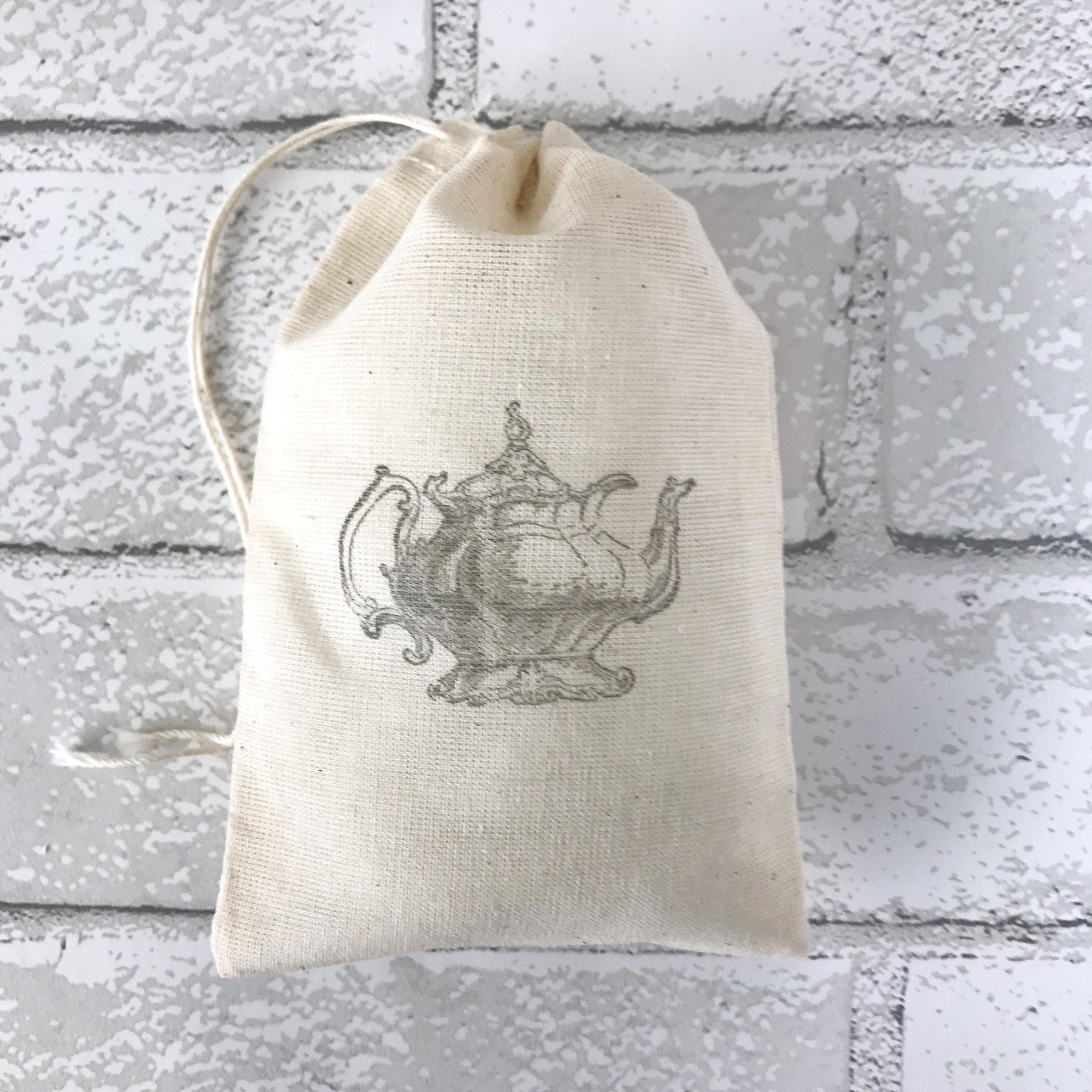 Teapot Favor Bags Tea Bag Party Bags Baby Shower Birthday - Etsy