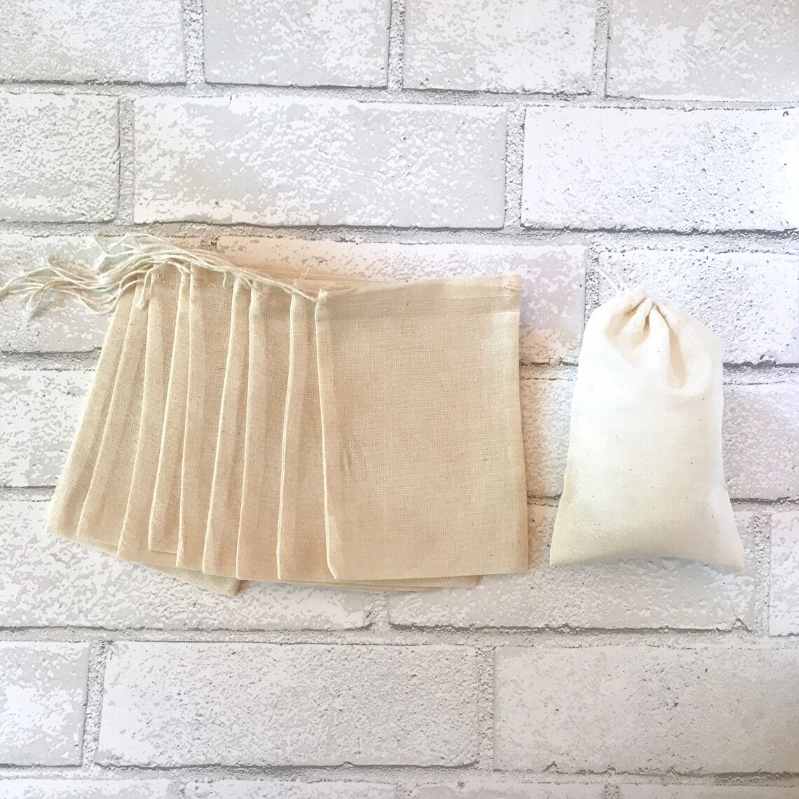 4x6 Muslin Bag 25 Bulk Drawstring Blank Cotton Favor Bags - Etsy