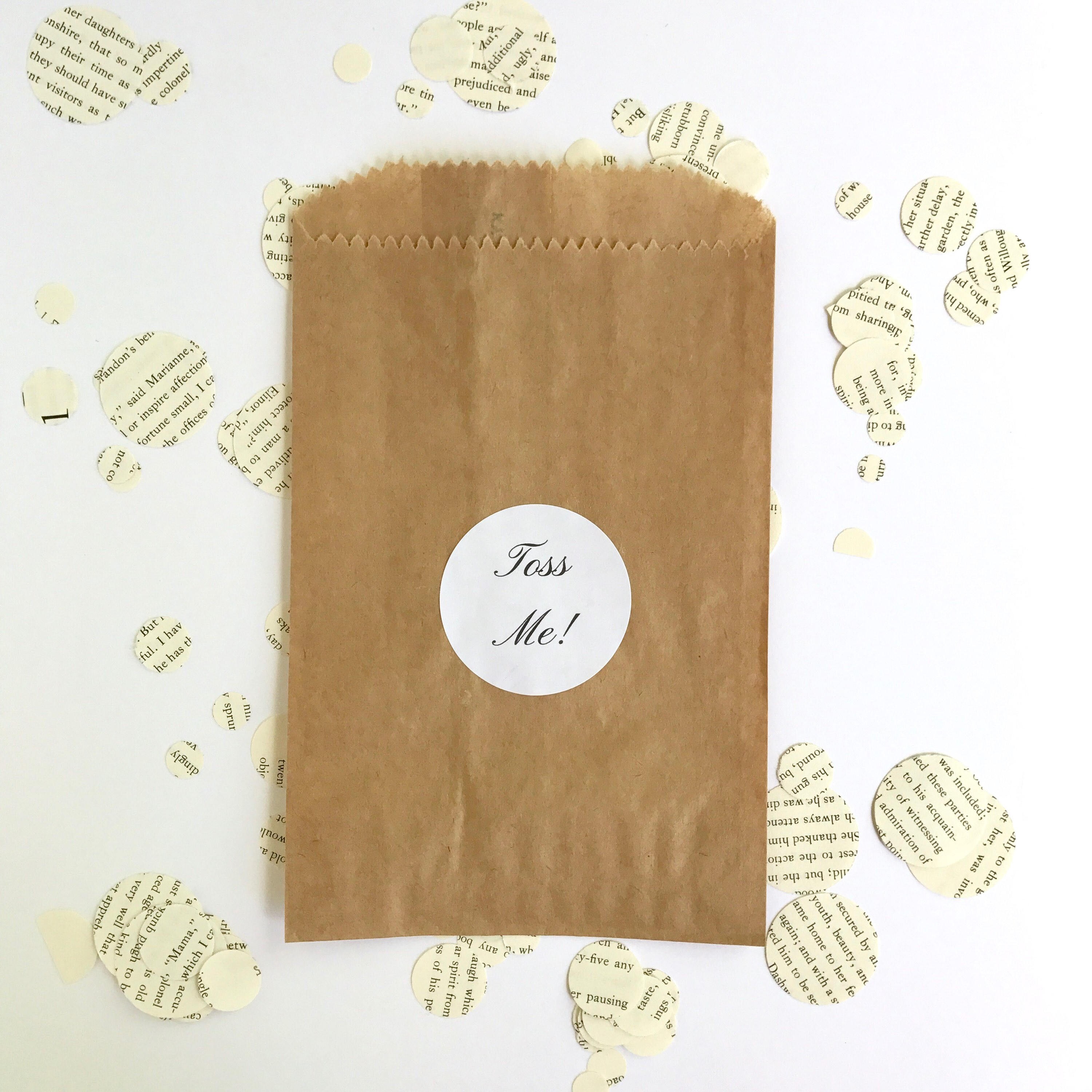 Toss Me Sticker Wedding Toss Round Circle Sticker Label | Etsy