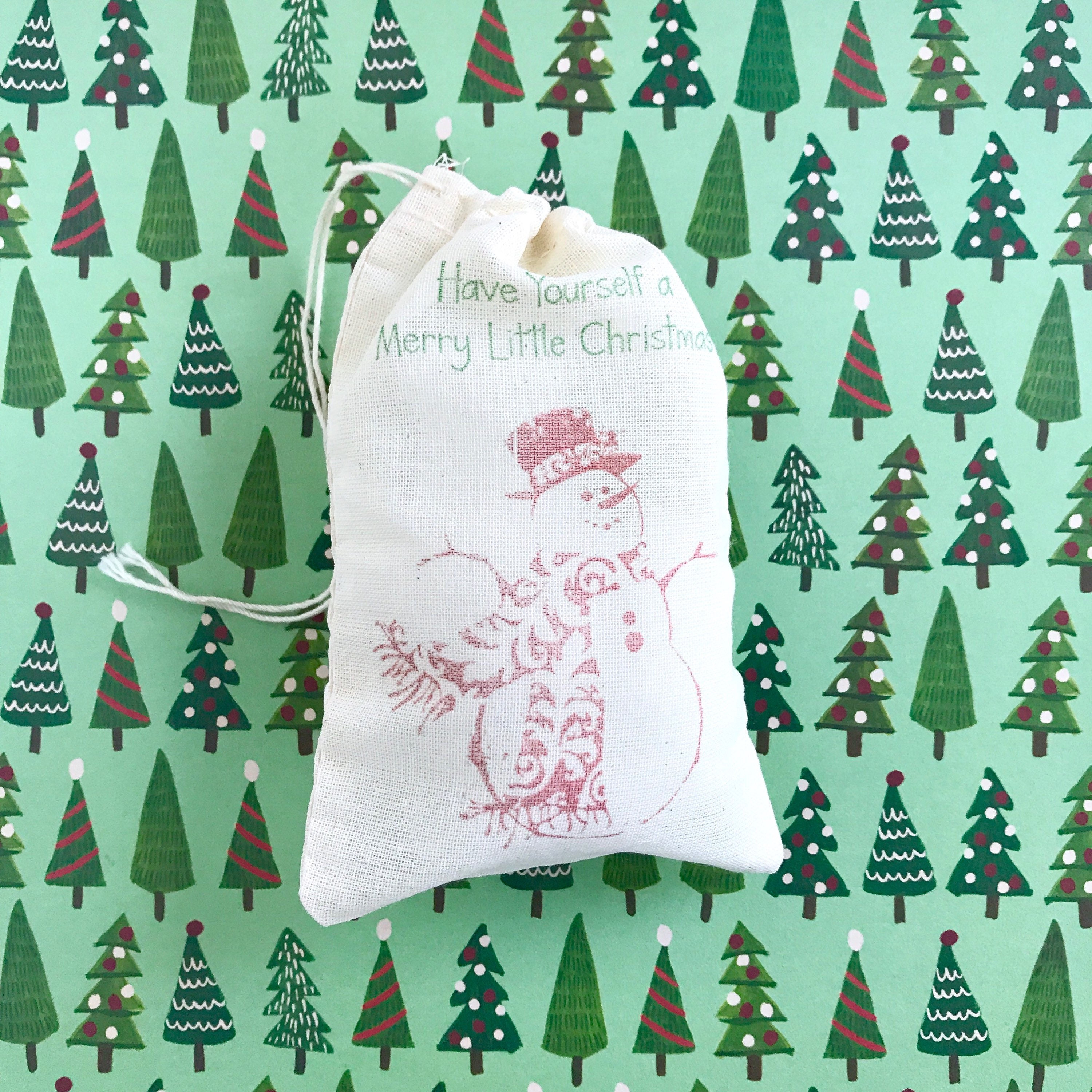 Snowman Favor Bags Christmas Party Bags Holiday Goodie Candy - Etsy