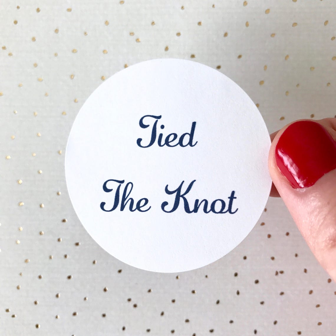 Tied the Knot Sticker Nautical Destination Wedding Welcome | Etsy