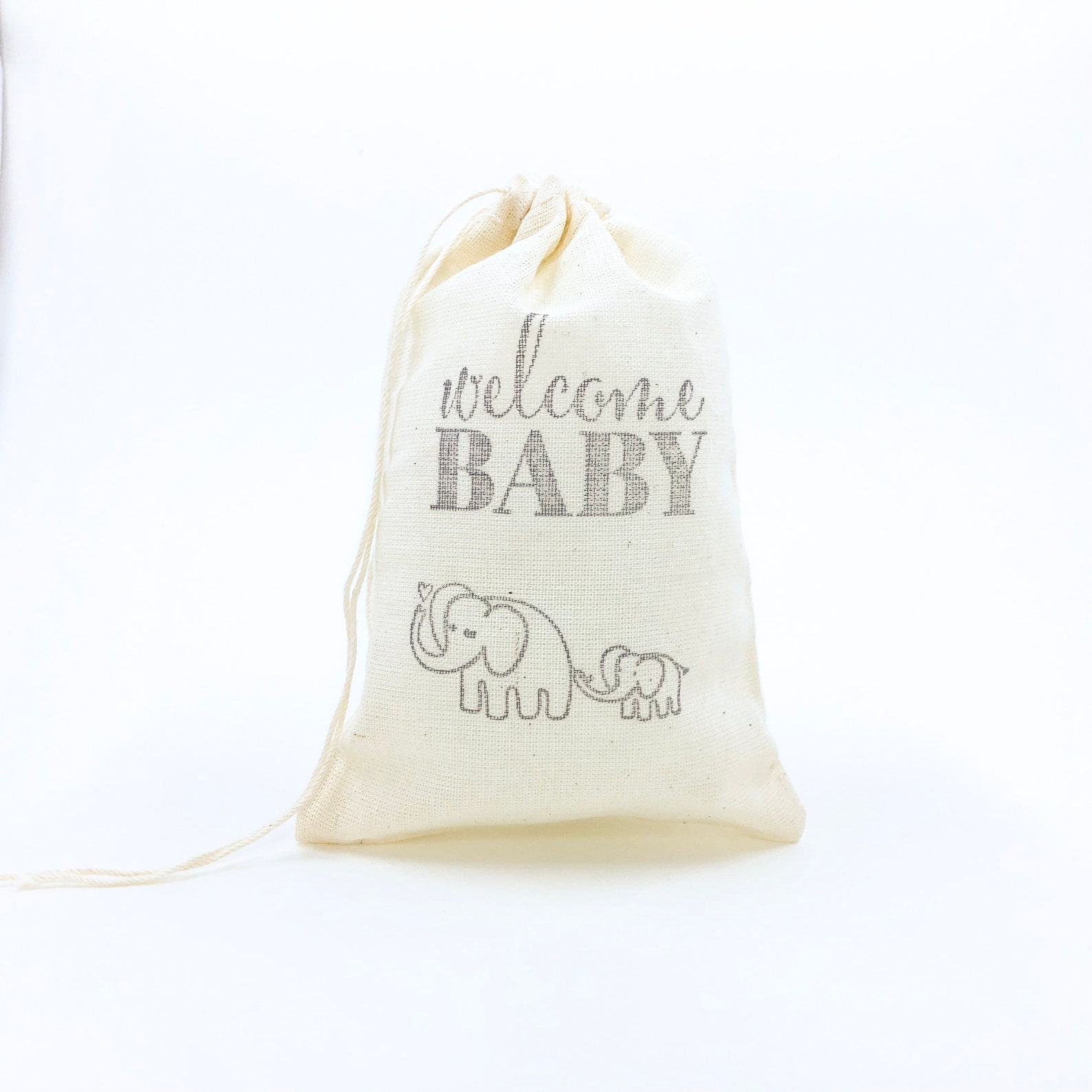Elephant Favor Bags Welcome Baby Party Bags Shower Gift Bag - Etsy