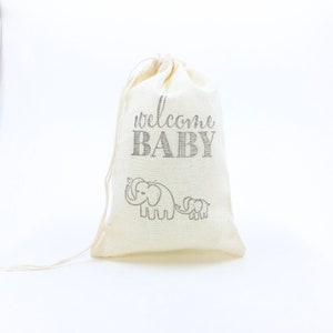 Elephant Favor Bags Welcome Baby Party Bags Shower Gift Bag Candy ...