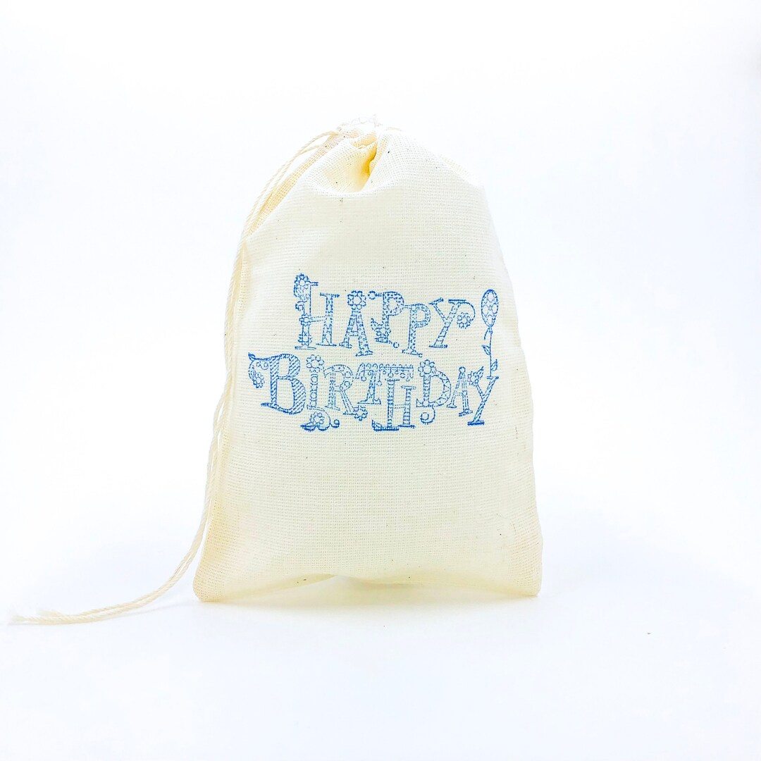 Happy Birthday Favor Bags Birthday Party Bags Goodie Candy Bags Boy ...