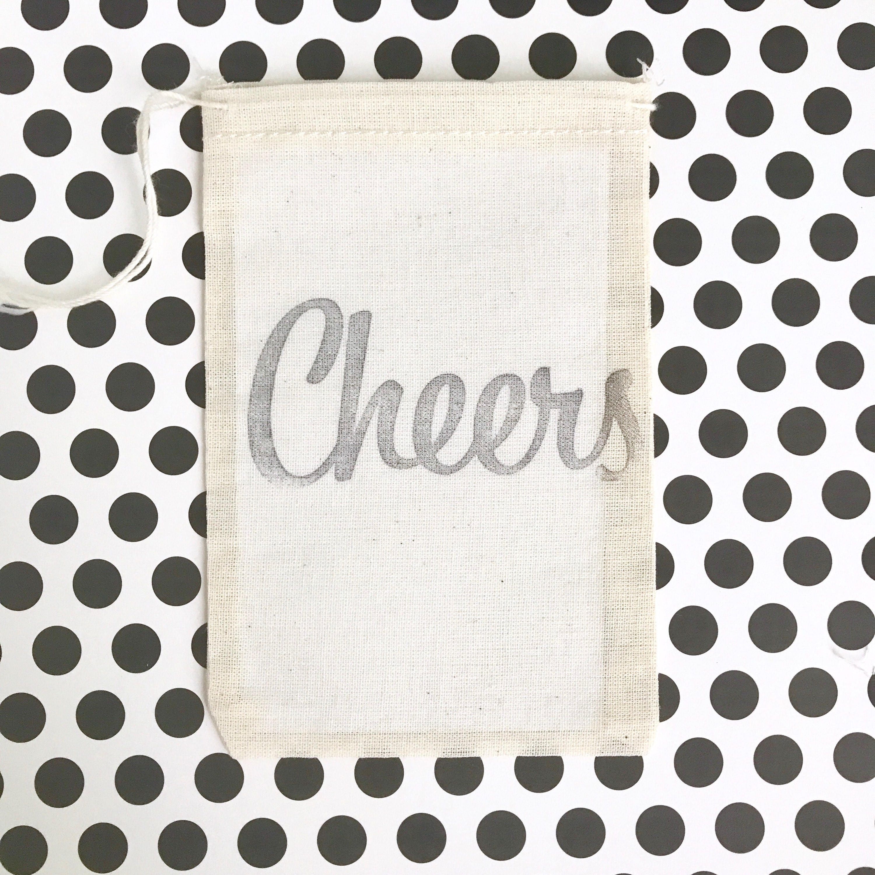 Cheers Favor Bags Bachelorette Party Bags Wedding Welcome Gift - Etsy