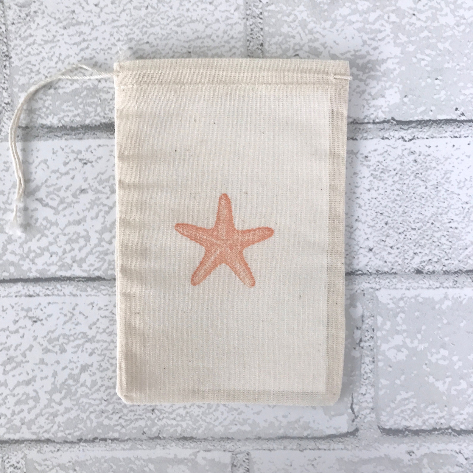 Starfish Favor Bags Nautical Party Bag Beach Gift Bag Nautical - Etsy