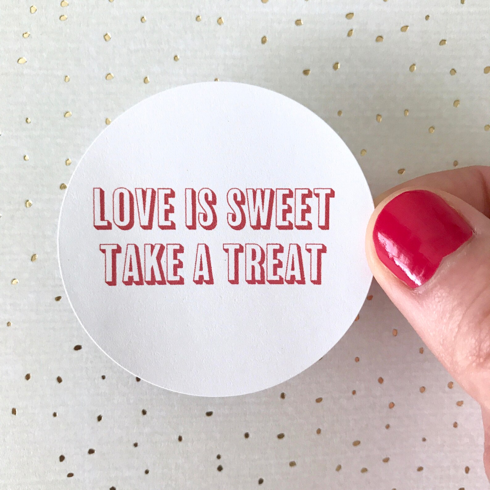 Love is Sweet Take A Treat Stickers Wedding Candy Bar Favor - Etsy