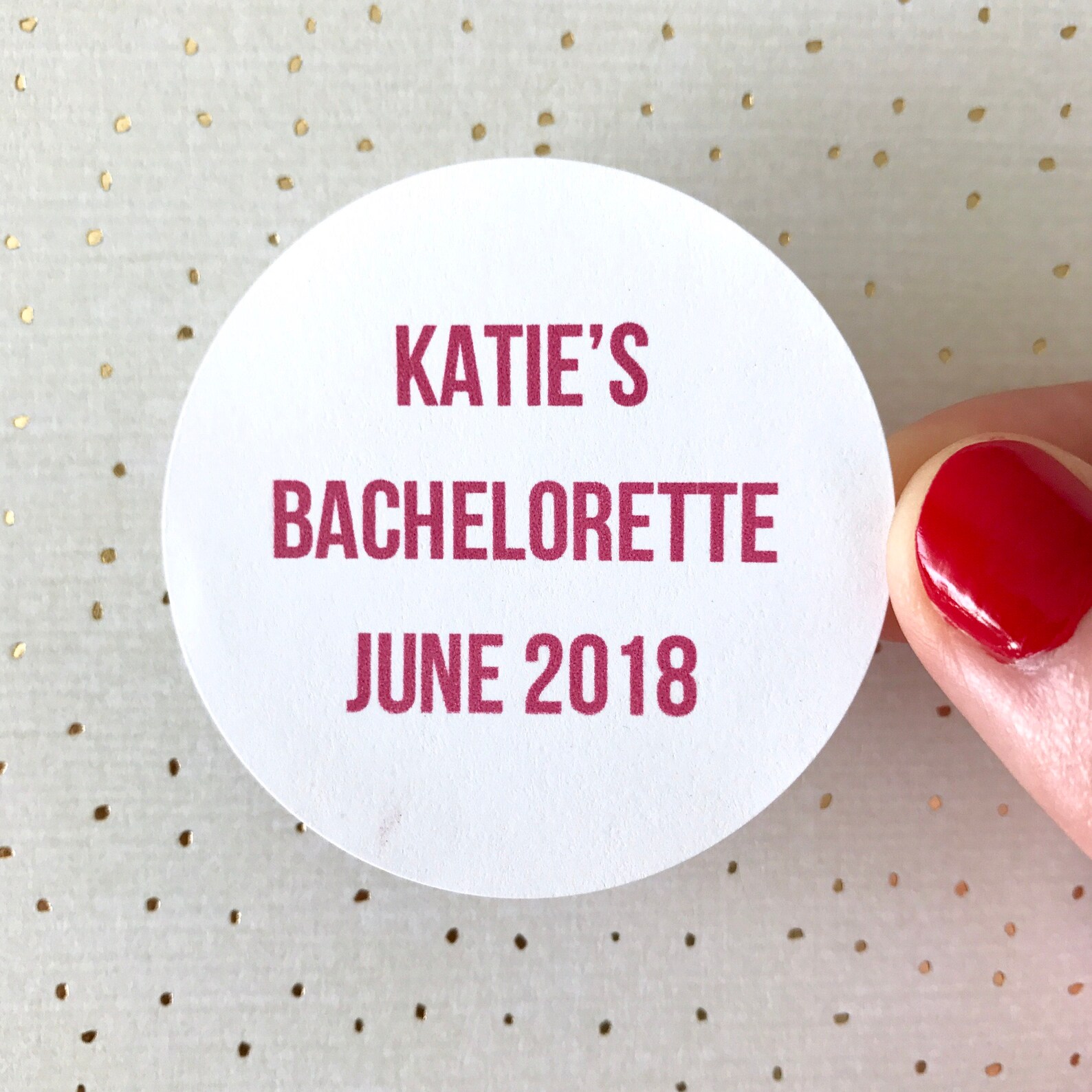 Personalized Bachelorette Stickers | City and Date Bachelorette Party ...