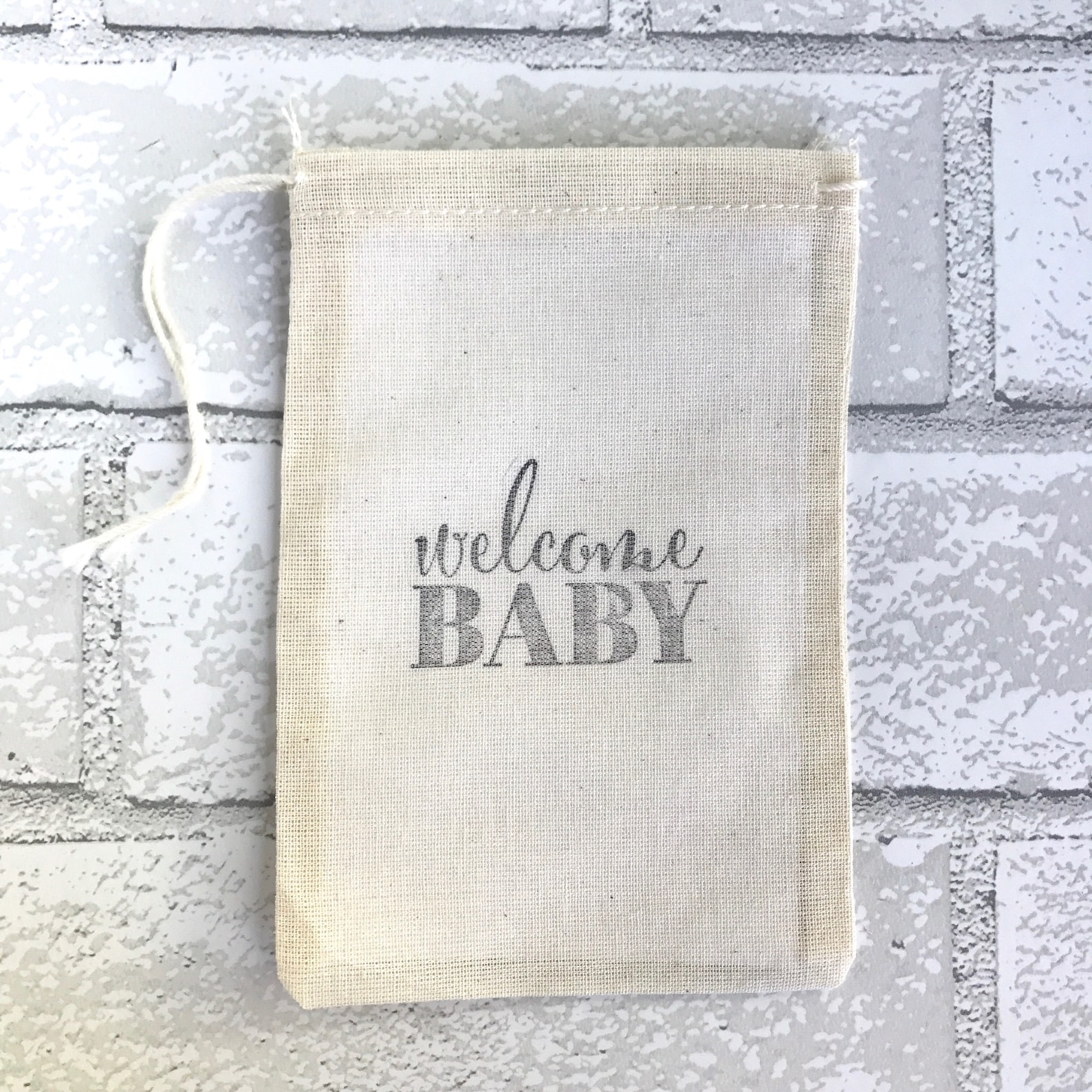 Welcome Baby Girl Favor Bags Shower Party Bag Candy Gift Bag Goodie Bag ...