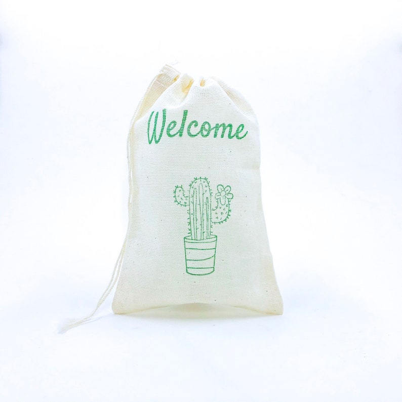 Cactus Favor Bags Welcome Party Bag Wedding Baby Shower Bachelorette ...