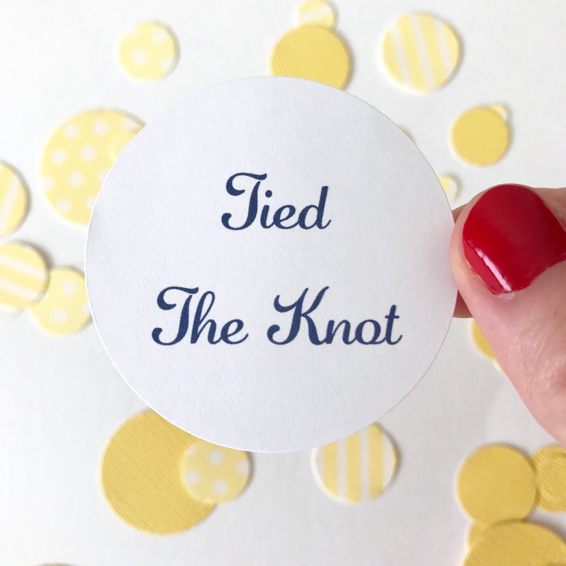 Tied the Knot Sticker Nautical Destination Wedding Welcome | Etsy