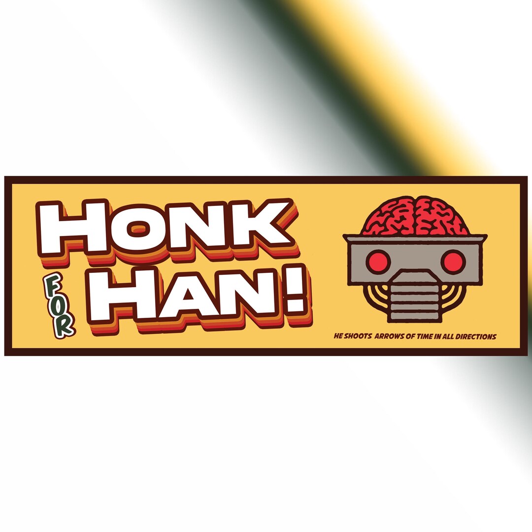 King Gizzard - "honk 4 Han" Bumper Sticker - Etsy