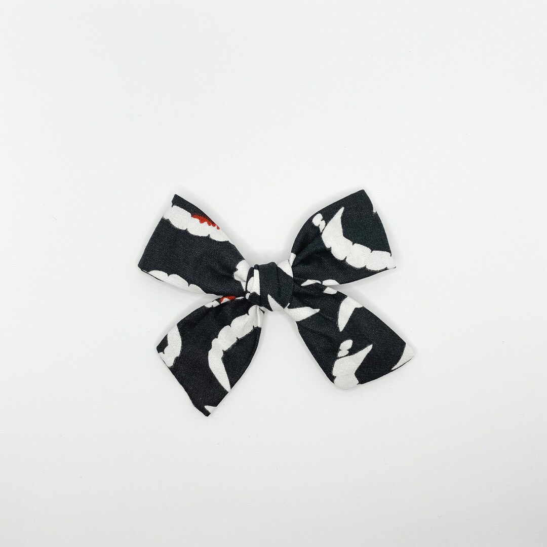 Vampire Hair Bow Vampire Bow Spooky Hair Bow Spooky Bow - Etsy