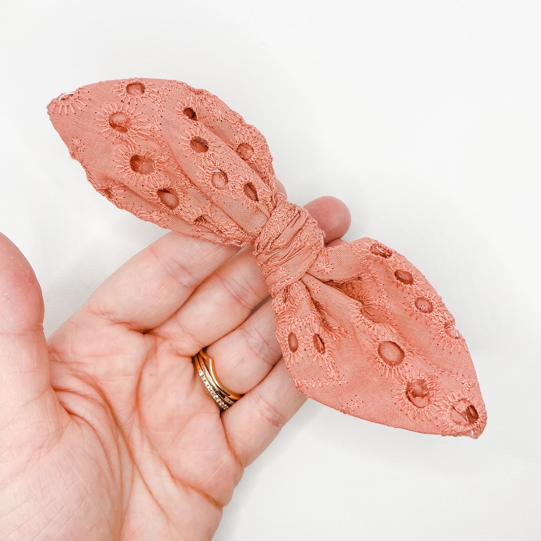 Mauve Bow, Mauve Hair Bow, Spring Bow, Spring Hair Bow, Easter Bow ...