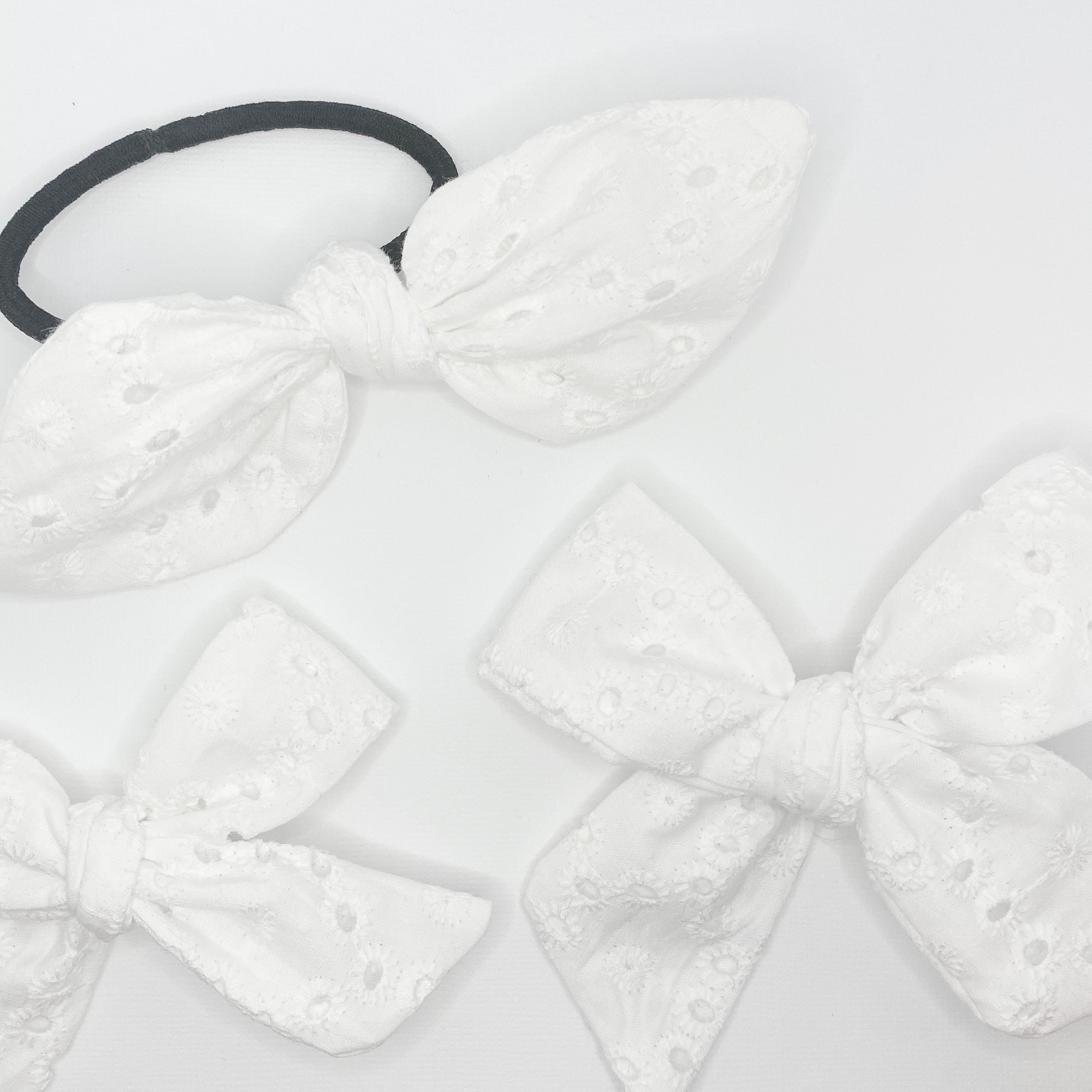 Lace bow lace hair bow spring bow spring hair bow easter | Etsy