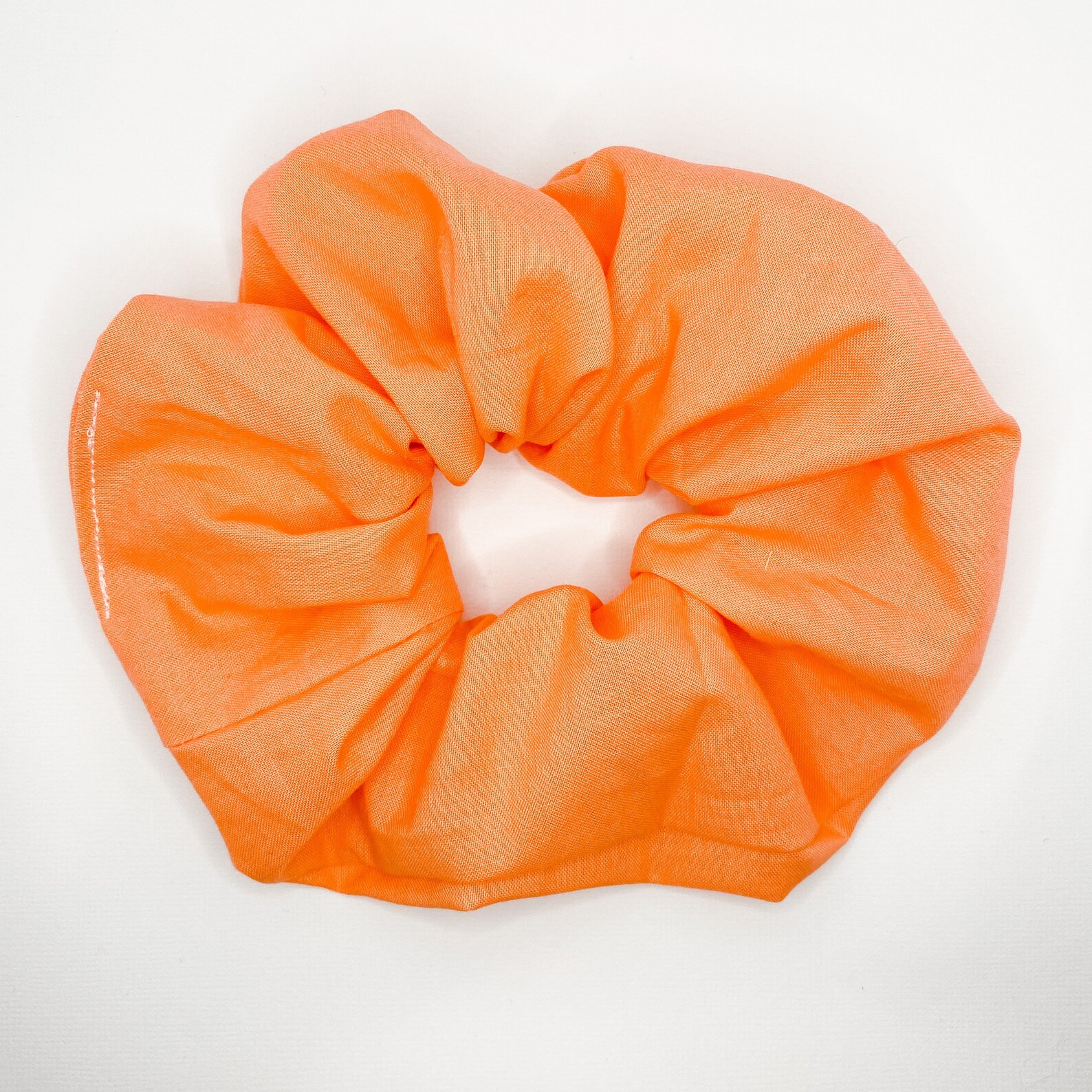 Peach Hair Scrunchie Peach Scrunchie Spring Hair Scrunchie - Etsy UK