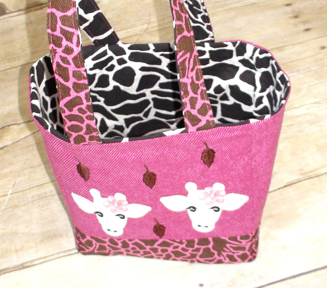 Giraffe Tote Bag/ Kids Tote Bag/ Children Tote Bag/ Animal | Etsy