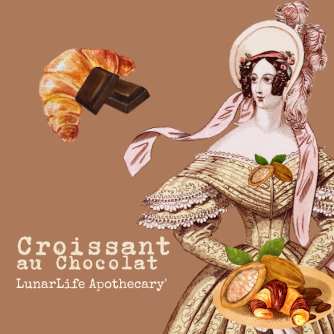 Croissant Au Chocolat * Indie Perfume Oil * Roll on * Gourmand * Creamy ...