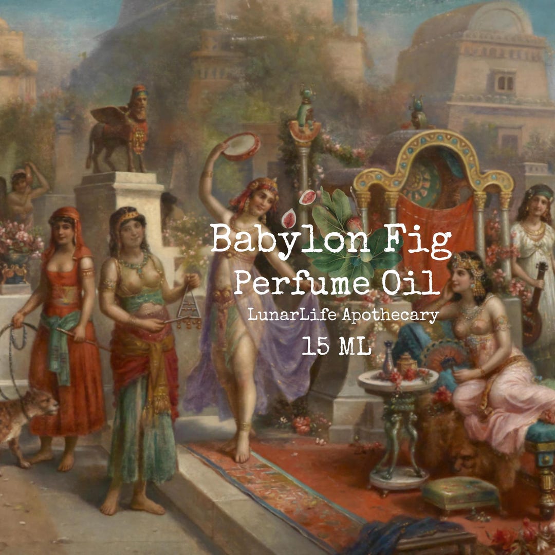 Babylon Fig * Indie Perfume Oil * Bergamot * Ripe Fig * Honey * Cream ...